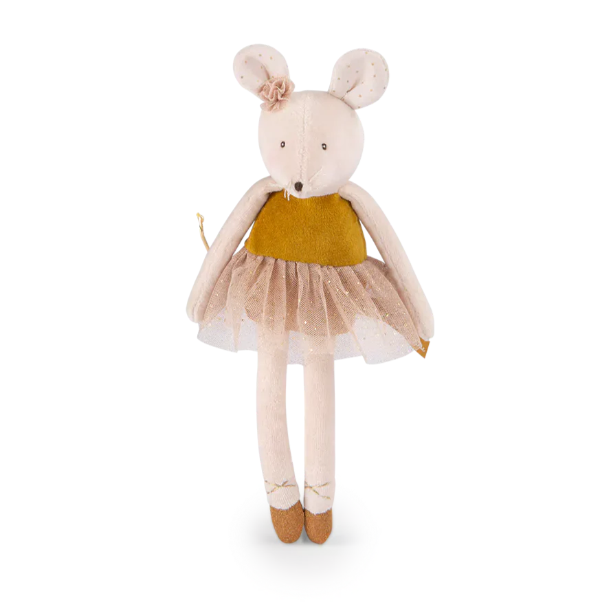 Golden Ballerina Mouse La Petite Ecole de Danse, Moulin Roty – One Two Play